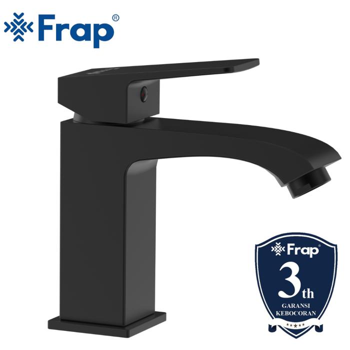 Promo FRAP F1076-6 Kran Wastafel Keran Cuci Tangan Panas Dingin Warna Hitam Cicil 0% 3x - Kota ...