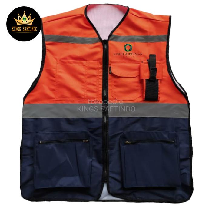 Jual ROMPI SAFETY CUSTOM BORDIR/ ROMPI BAHAN TASLAN KOMBINASI/ROMPI ...