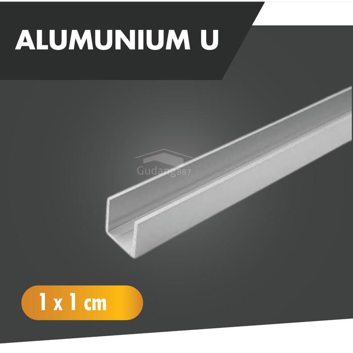 Jual Lis U / Alumunium U / 1 x 1 cm / Tali Air / List Alumunium - Kota ...