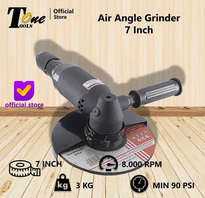 Jual Air Angle grinder 7 inch TOOLSONE Gerinda Angin - Kab. Bekasi ...
