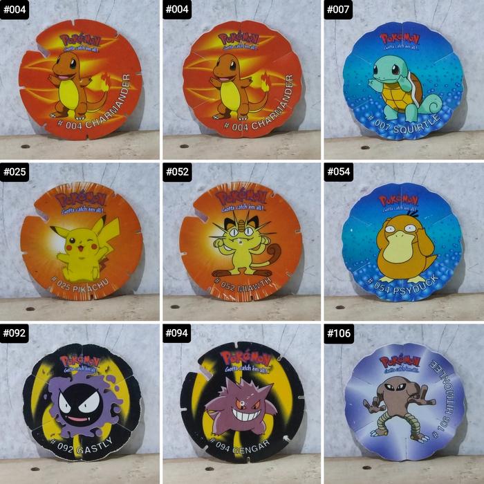 Jual Tazos POKEMON Original Spin Smash Generasi I, Part. 2 - Kota Bogor ...