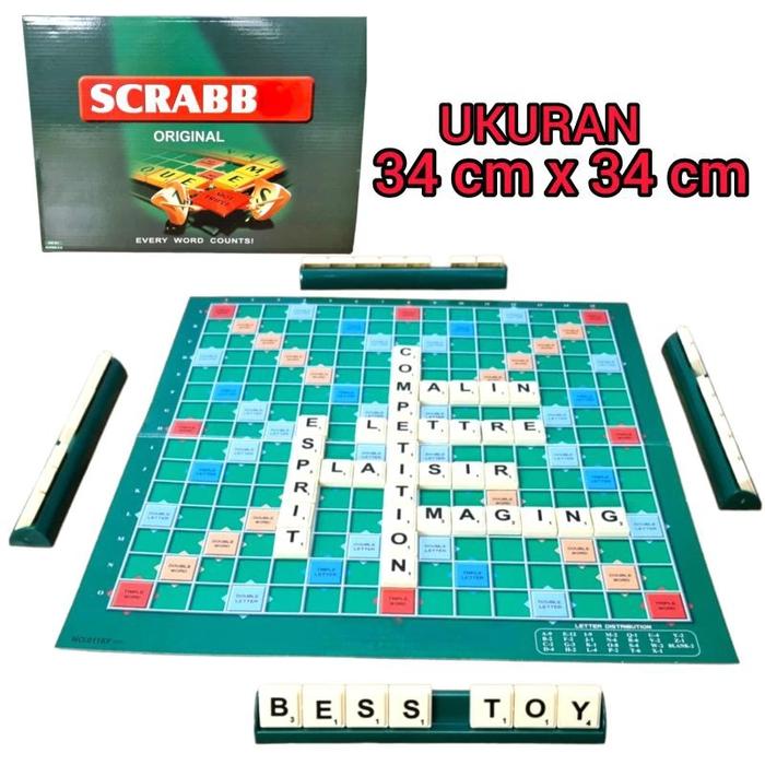 Jual Mainan Edukasi Anak Scrabble Game / Scrabbles Board Game Di Seller ...