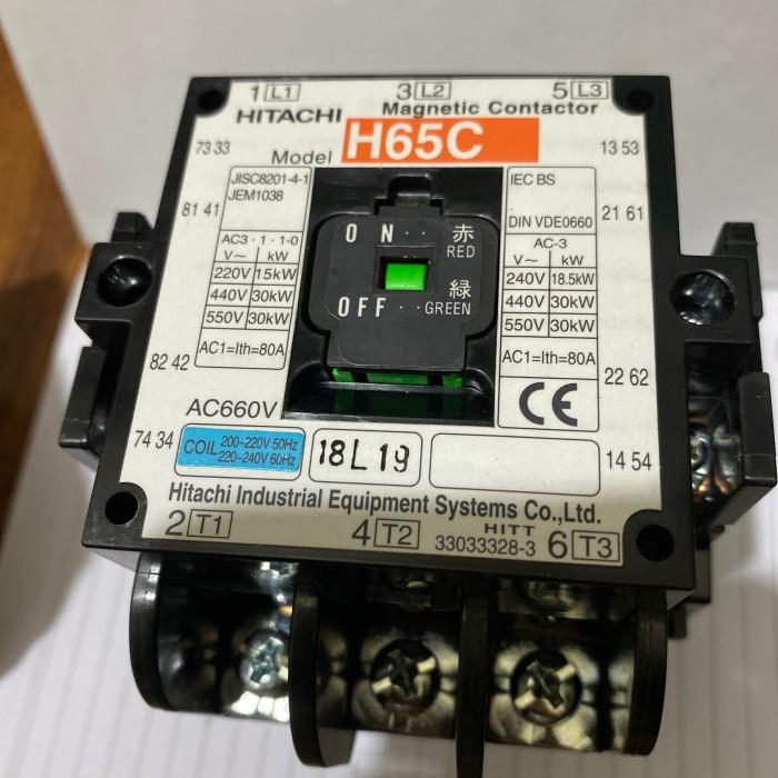 Jual MAGNETIC CONTACTOR HITACHI H65C 220V - Kota Bandung - REal ...