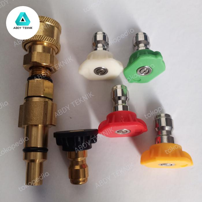 Jual paket quick release nosel tip jet cleaner QL-2500/QL-1900/Benz ...