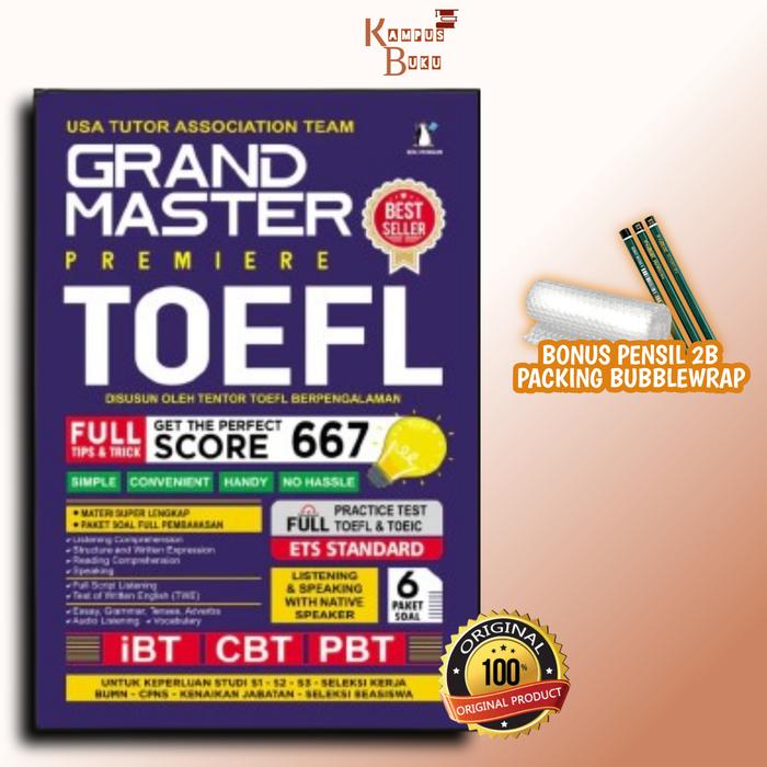Jual Buku Grand Master Toefl Premiere / Original - Kota Yogyakarta ...