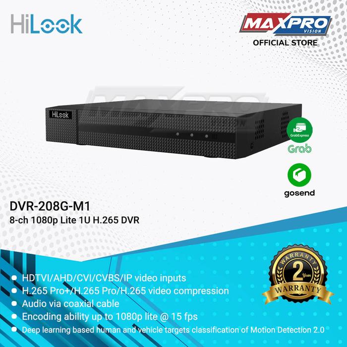 Jual DVR-208G-M1 - HILOOK DVR 8CH SUPPORT AUDIO - Jakarta Barat - Maxpro Vision | Tokopedia