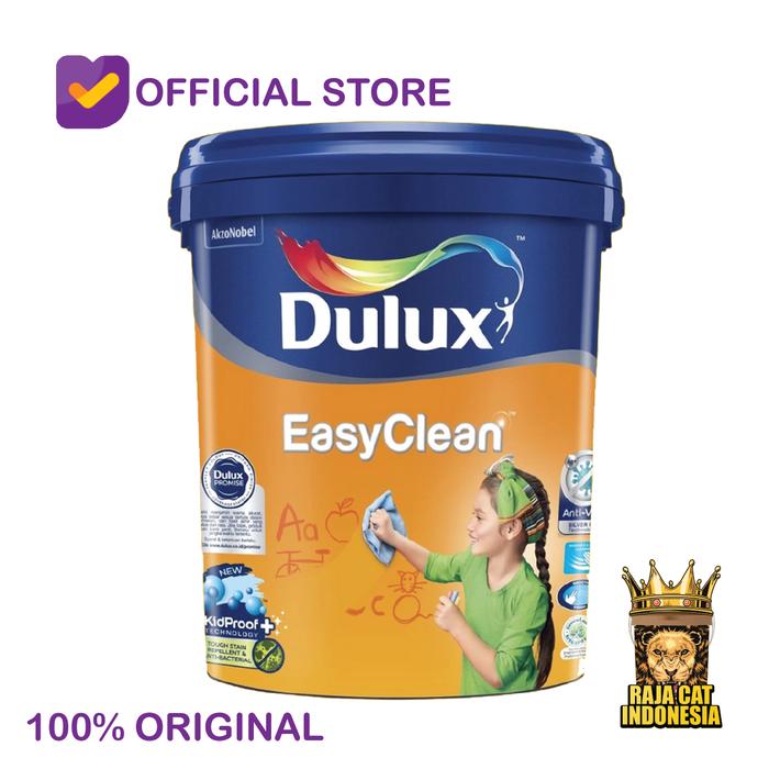Jual Cat Tembok Interior Anti Noda Dulux Easy Clean Putih 1501 20 L ...