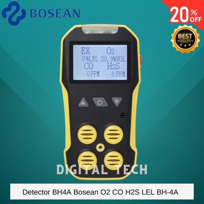 Jual Gas Detector 4 In 1 O2 CO H2S LEL Bosean BH-4A EX CH4 Monitor ...