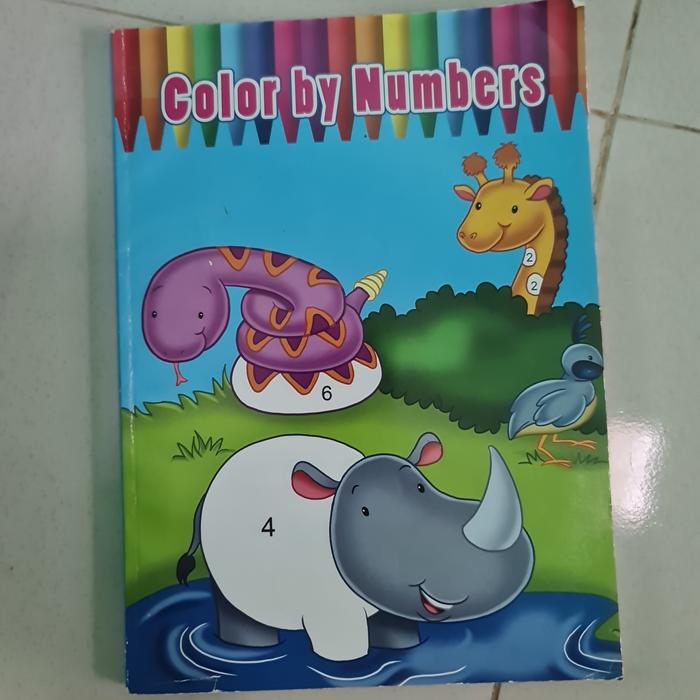 Jual BUKU LATIHAN MENGGAMBAR dan MEWARNAI COLOR BY NUMBERS - Kota Bogor ...