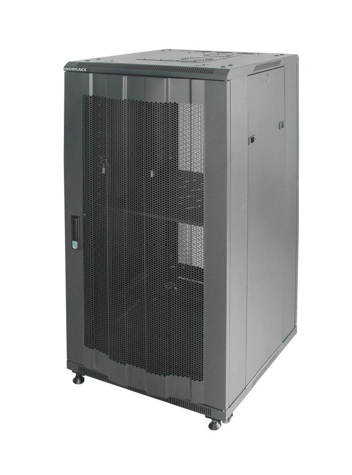 Jual INDORACK Close Rack 27U Depth 600mm Perforated Door Rak Server ...