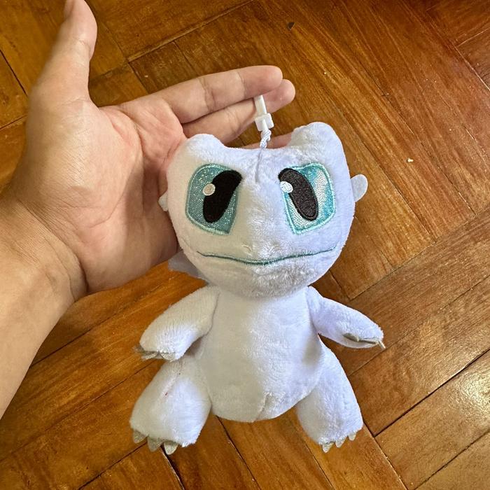 Jual Boneka Toothless Boneka White Toothless Light Furry 16 cm ...