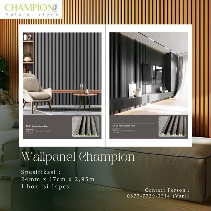 Jual WOOD PANEL WPC | TRIDEE WALLPANEL | WALL PANEL CHAMPION - Jakarta ...