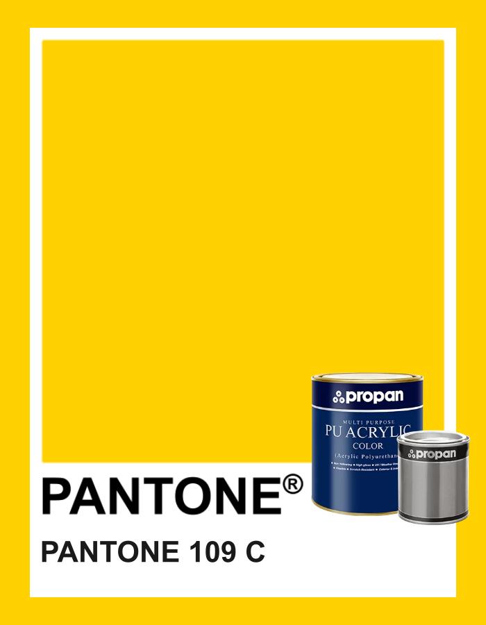 Jual CAT PROPAN PU ACRYLIC - PANTONE 109 C - 1 LITER, DOF - Jakarta ...