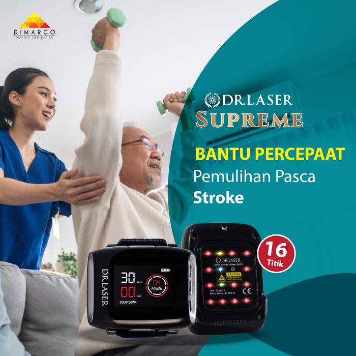Promo DR LASER SUPREME 16 TITIK Alat Terapi Kesehatan Stroke Terapi ...