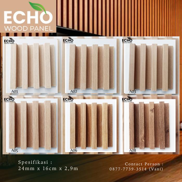 Jual WOOD PANEL WPC | TRIDEE WALLPANEL | WALL PANEL ECHO WOOD - Jakarta ...