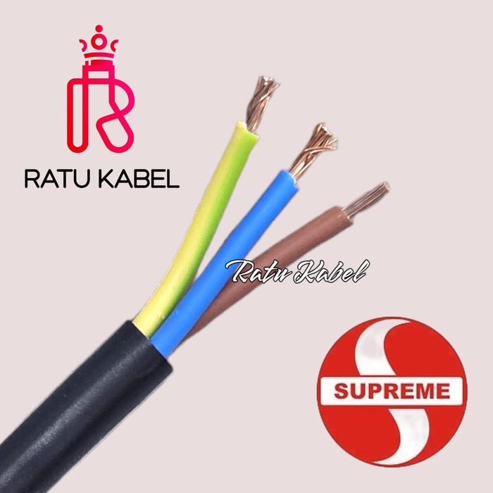 Jual NYYHY 3x1.5 mm SUPREME/ KABEL SERABUT 3 x 1.5 mm/ NYMHY BLACK 3x1.5 mm - Jakarta Pusat ...