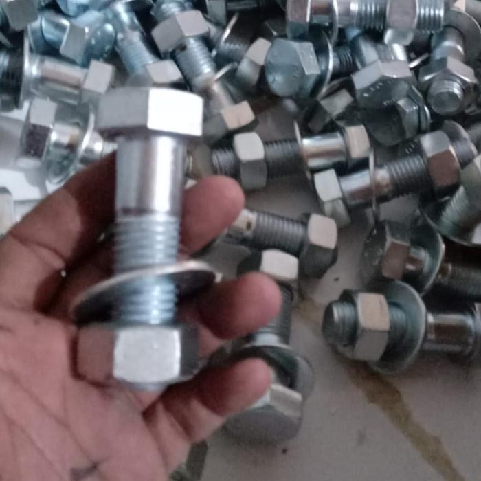 Jual baut mur putih galvanis m20 x 70mm / galvanis putih - Jakarta Pusat - nunu jaya mandiri ...