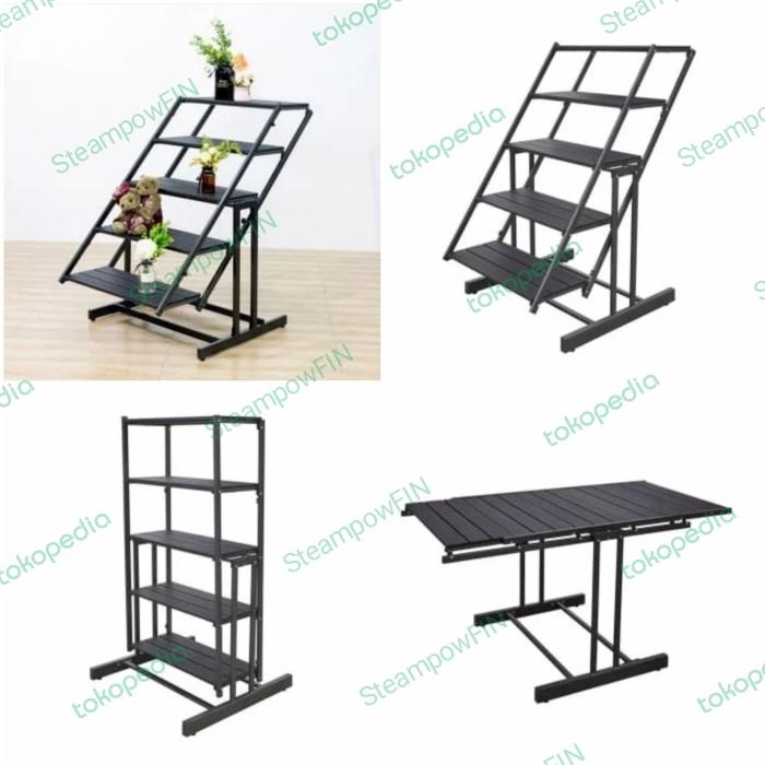 Jual Krisbow 2in1 Meja Lipat dan Rak Display Multifungsi Convertible ...