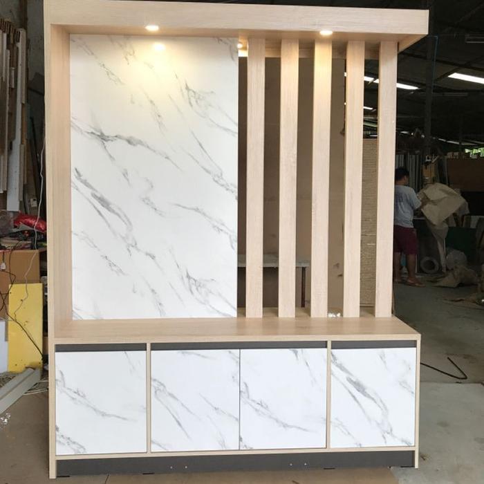 Jual partisi ruangan minimalis bahan hpl ukuran 200x180 bisa custom ...