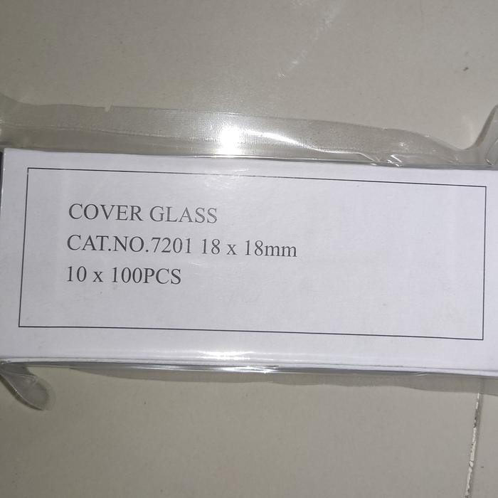 Jual Cover glass deck glass kaca penutup slide 18 x 18 mm - Kota ...