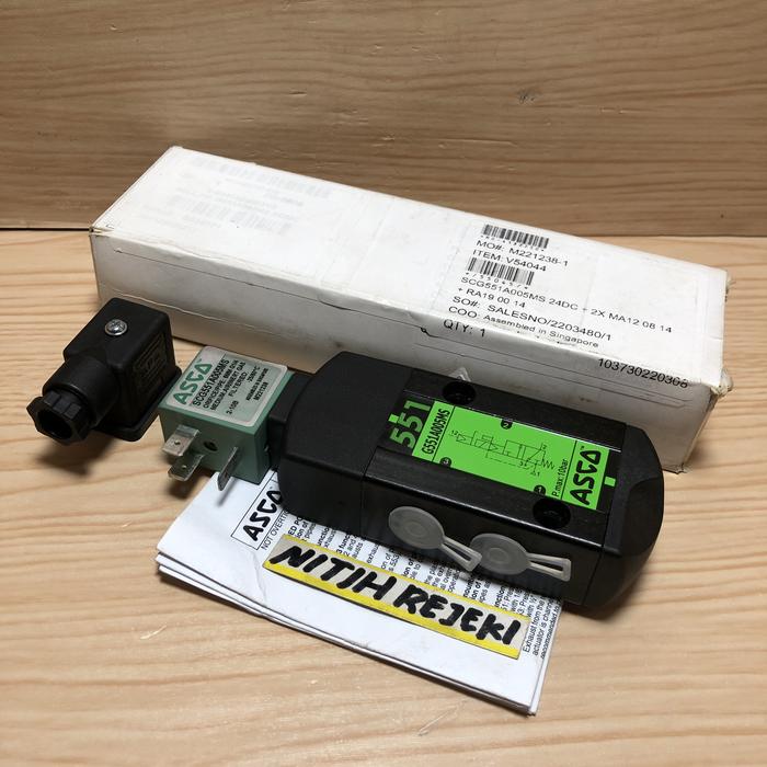 Jual Solenoid valve ASCO 551 G551A005MS / SCG551A005MS - Kota Tangerang ...