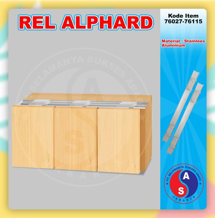 Jual Rel Rail Pintu Door Lemari Kabinet Cabinet Slide Sleeding Sliding ...