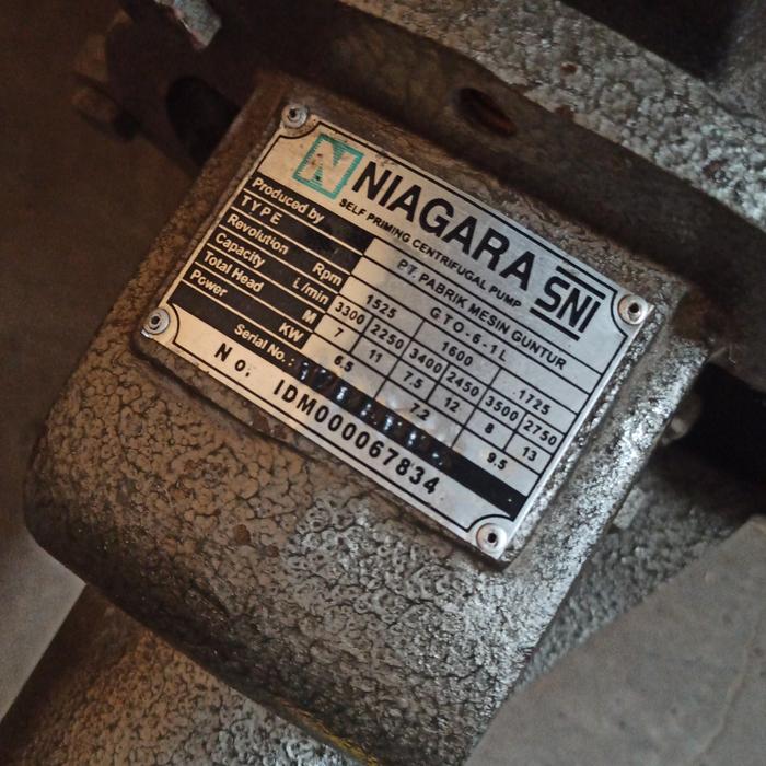 Jual Pompa Irigasi Niagara GTO-6 1L 6"X6" 10.5 Hp Head 5m - Kab ...