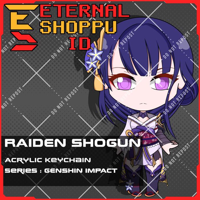 Jual Keychain Genshin Impact Raiden Shogun - Kab. Nganjuk ...