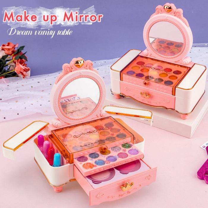 Jual Mainan Makeup Anak Perempuan Make Up Kit Set Alat Rias Kosmetik ...
