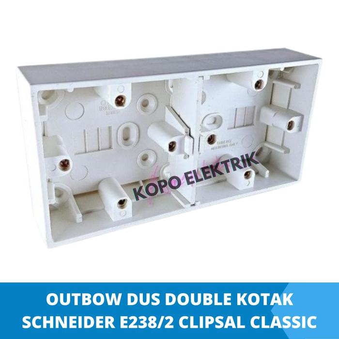 Promo SCHNEIDER Outbow Dus Double Kotak Clipsal Classic - Kab. Bandung ...