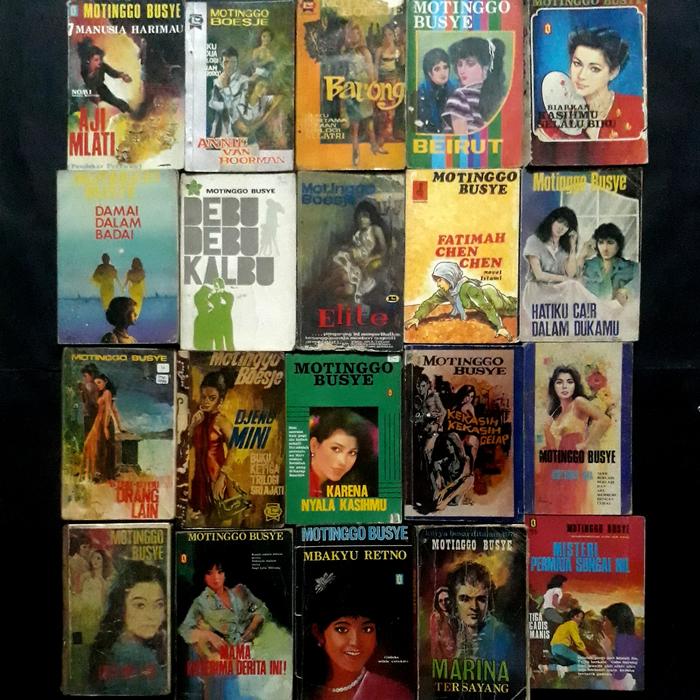 Jual PAKET KOLEKSI 55 NOVEL KARYA MOTINGO BUSYE/LOKADJAJA 1971-2010 ...