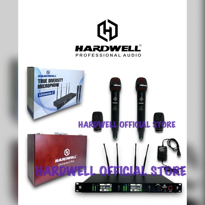 Jual Mic Wireless Hardwell Universe 2 Pro Original Double Microphone ...