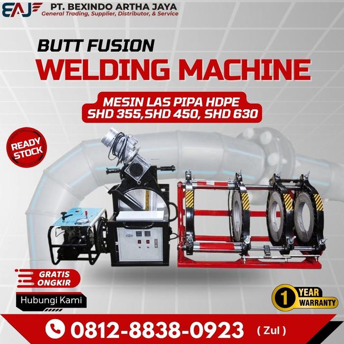 Jual Mesin Penyambung Pipa Hdpe Hydraulic SHD 355 A4 | Alat Sambung Pipa - Jakarta Timur - TOKO ...