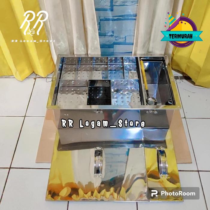 Jual Dandang Bakso Malang/Dandang Kotak sekat 7 2 tempat kuah - Kab ...