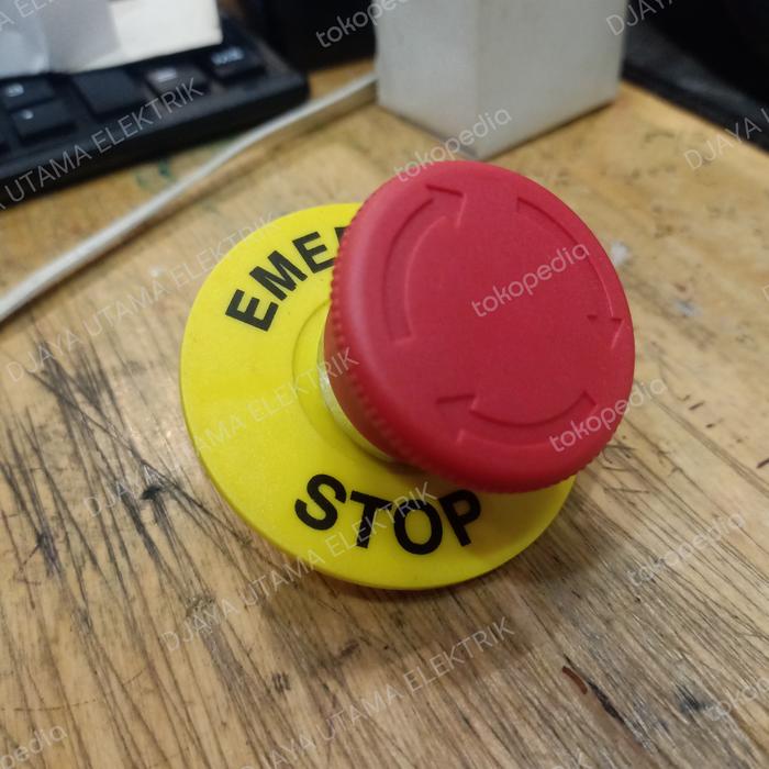 Jual Emergency Stop Push Button Lock + Plat Emergency Stop - Jakarta ...