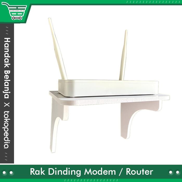 Jual RAK DINDING GANTUNG TEMPAT MODEM ROUTER WIFI STB MINIMALIS ...