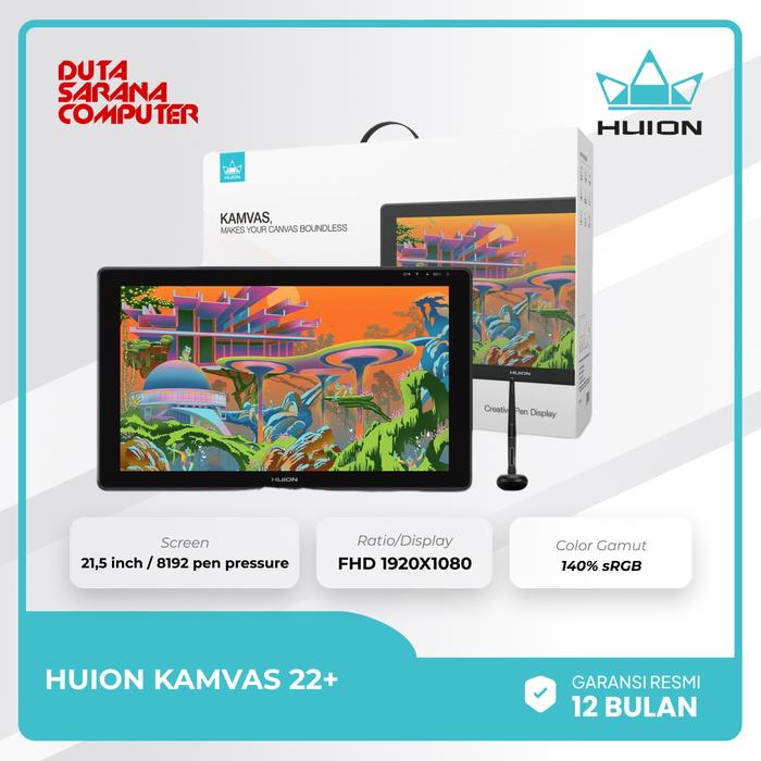 Jual Huion Kamvas 22 Plus GS2202 - Garansi Resmi 1 Tahun - Kab. Sleman ...