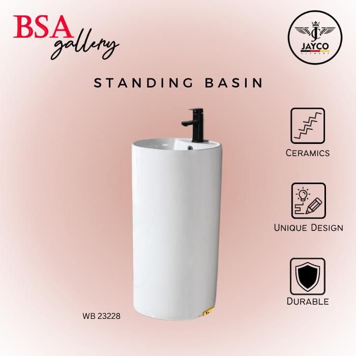 Jual WASTAFEL STANDING BULAT JAYCO / WASHTAFEL KAKI MINIMALIS MODERN ...