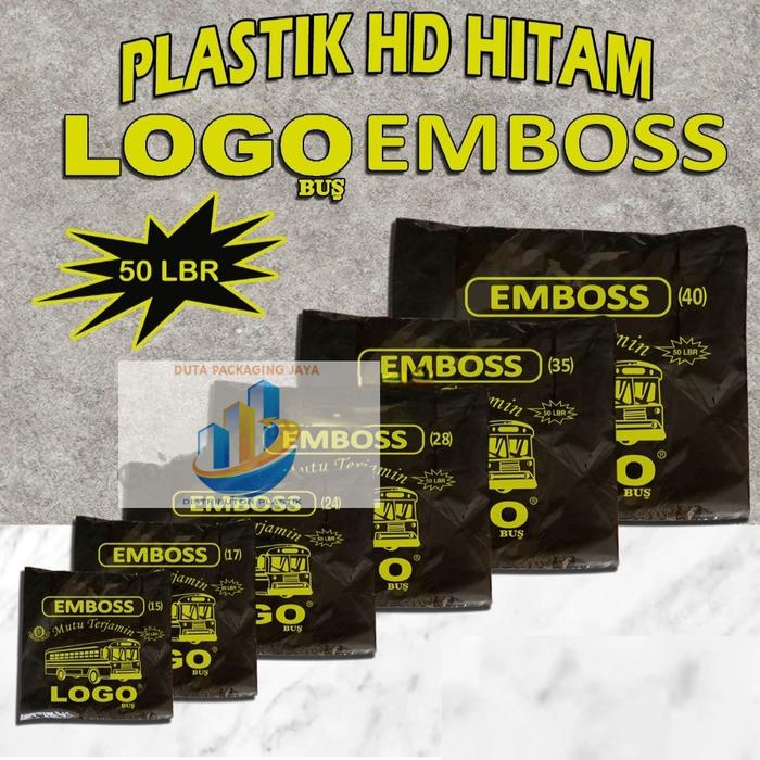 Jual Paket Plastik HDPE Htm Logo Bus Emboss 6 ukr (15, 17, 24, 28, 35, 40) - Kota Tangerang ...
