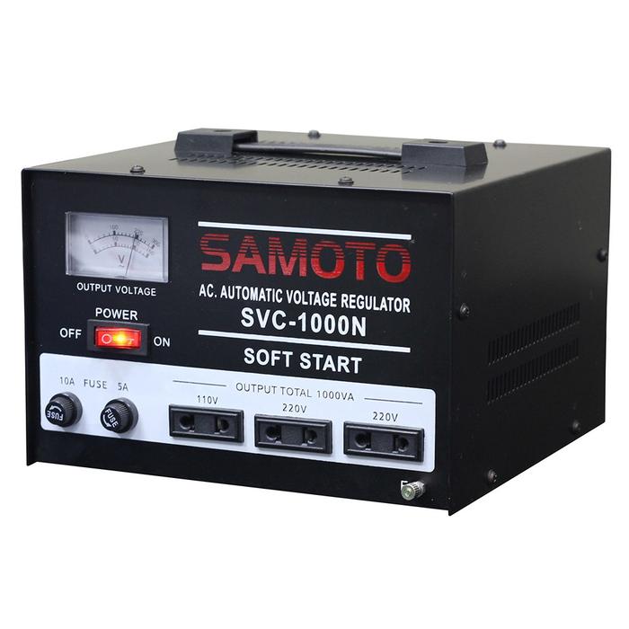 Jual STABILIZER SAMOTO 1000VA - STAVOLT LISTRIK 1000VA STABILIZER ...
