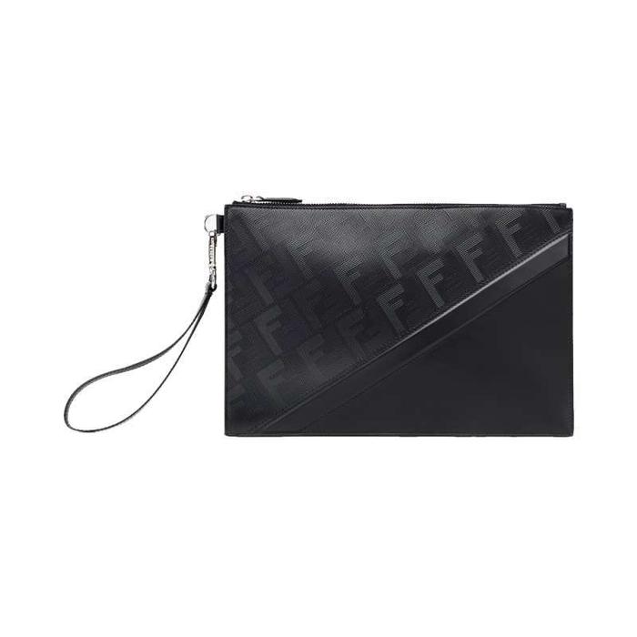 Promo Fendi Shadow Diagonal Clutch / Pouch Black (30 x 21) Cicil 0% 3x - Jakarta Utara - High ...