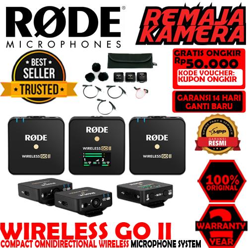 Promo MICROPHONE RODE WIRELESS GO II / RODE WIRELESS GO II MICROPHONE ...