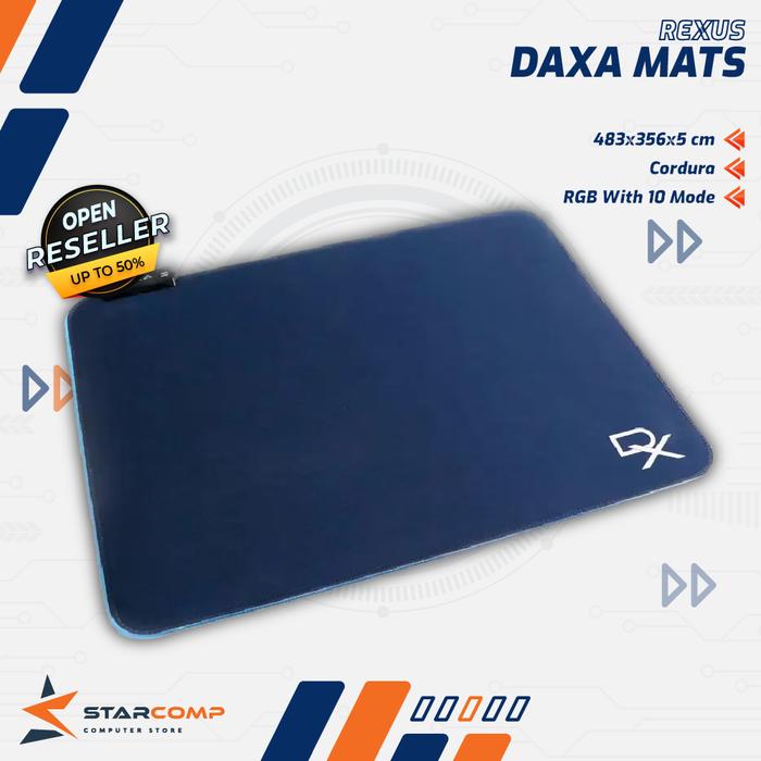 Jual Rexus Daxa Mats Mousepad Gaming RGB Control Edition L - Kab ...