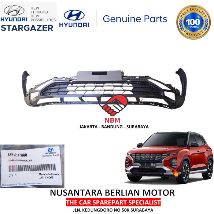 Jual MOULDING BUMPER HYUNDAI CRETA 86512-I7000 HYUNDAI GENUINE PARTS ...
