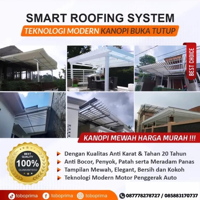Jual Kanopi Atap buka tutup sliding otomatis motor remot - Jakarta ...