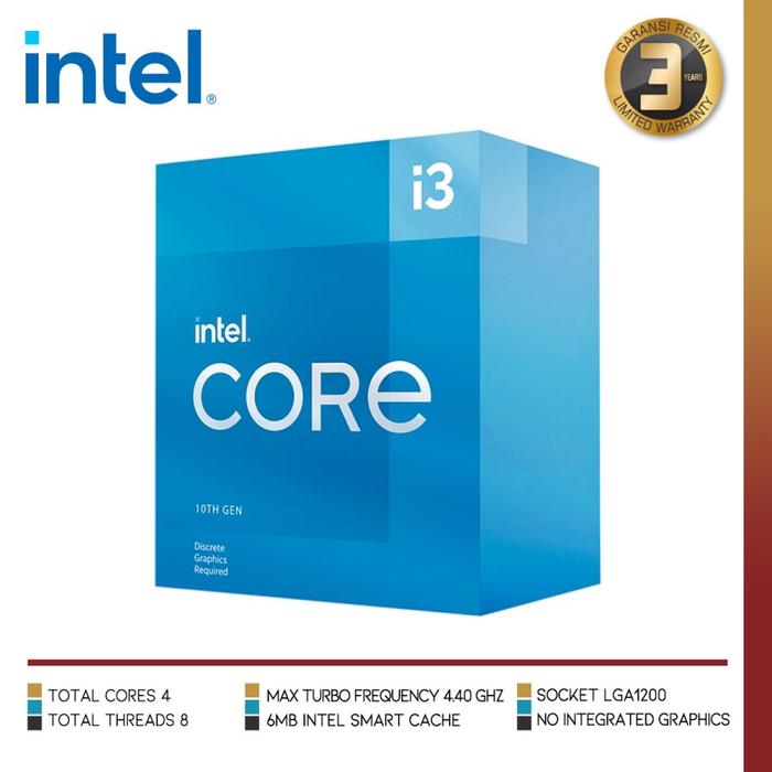 Jual INTEL CORE I3 10105F | Processor Intel Gen 10 Comet Lake LGA 1200 ...