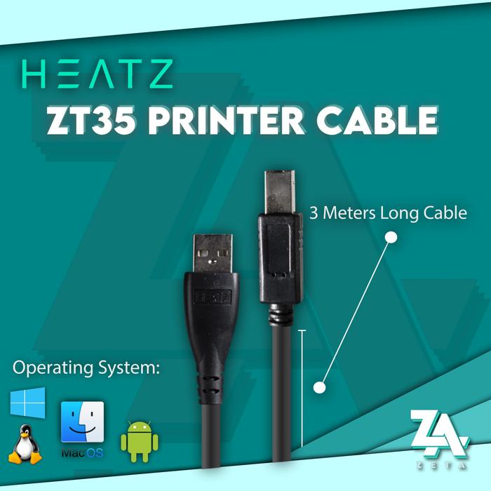 Jual HEATZ ZT35 Printer Cable Premium Quality High Speed Original - Kab ...