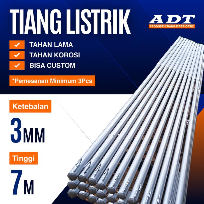 Jual Tiang Listrik, PLN Besi [3mm - 7meter] - 7PP-01 - Kab. Bogor - PT ...