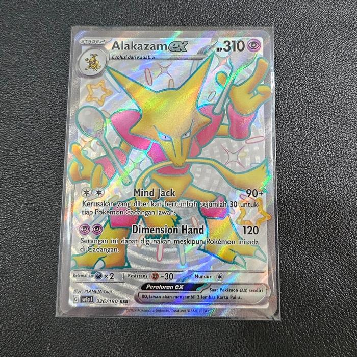 Jual pokemon tcg sv4a harta berkilau 326/190 shiny alakazam ex ssr idn - Kota Bandung ...