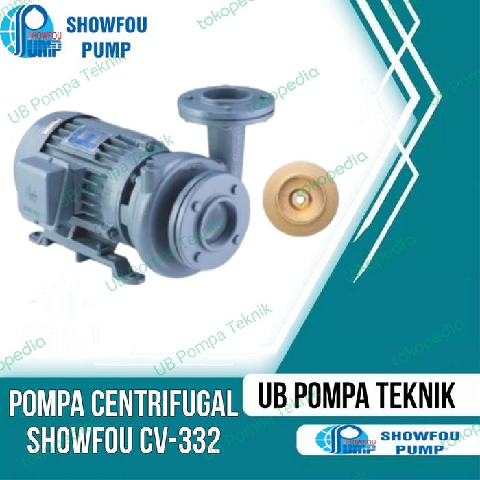 Jual Pompa Centrifugal Showfou CV 332 Volute Pump Made in Taiwan 3Hp 380V - Jakarta Barat - UB ...